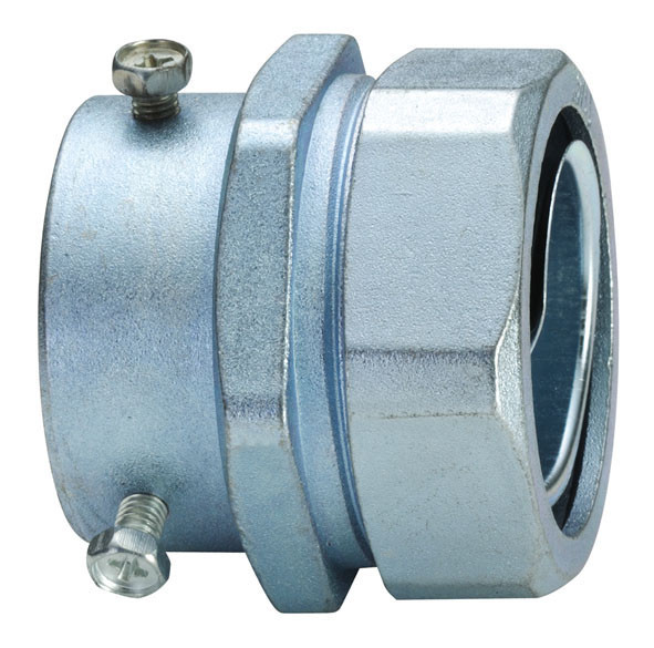 Rectangular Shape Flexible Conduit Fittings Electrical Pipe Connectors ...