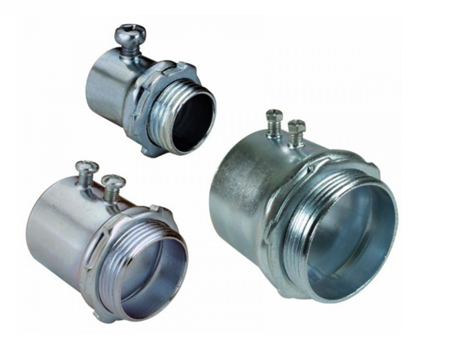 Durable 1 Inch EMT Conduit Fittings , Rigid Steel Conduit Fittings UL ...